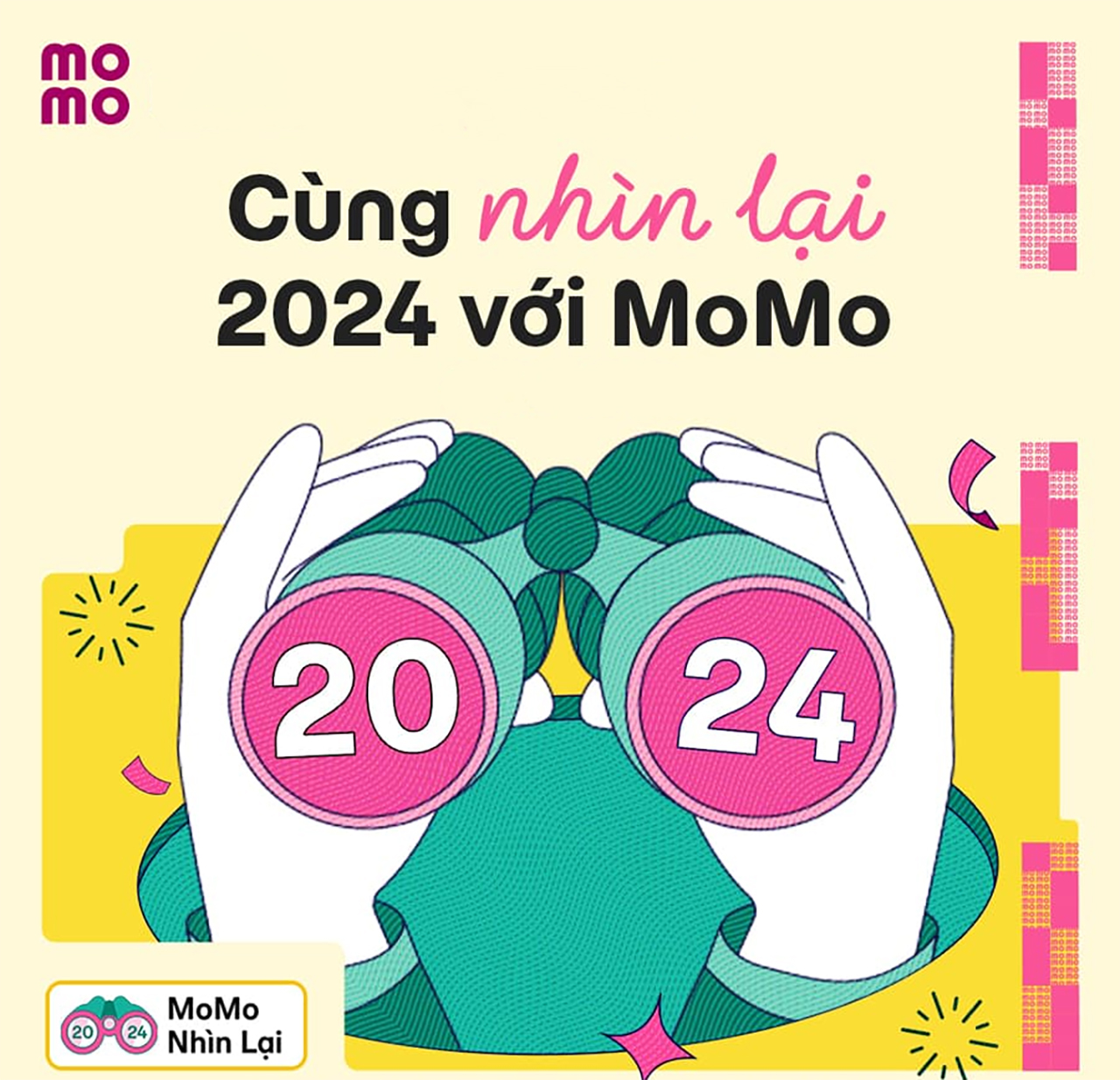 Hướng dẫn cách xem nhìn lại 2024 trên MoMo để xem tổng chi tiêu