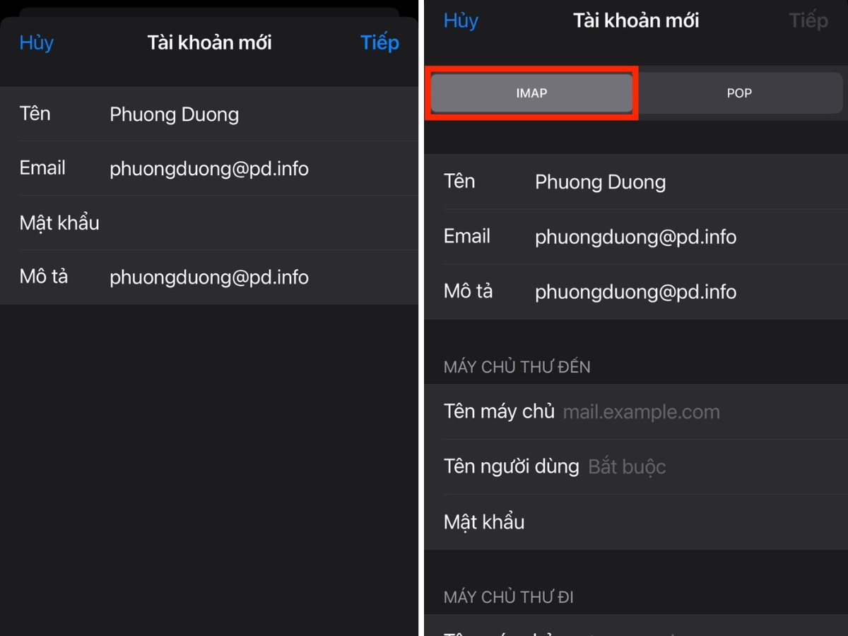 Máy chủ IMAP trên iPhone là gì? Ưu điểm, Cài đặt & So sánh với POP3 - Thegioididong.com
