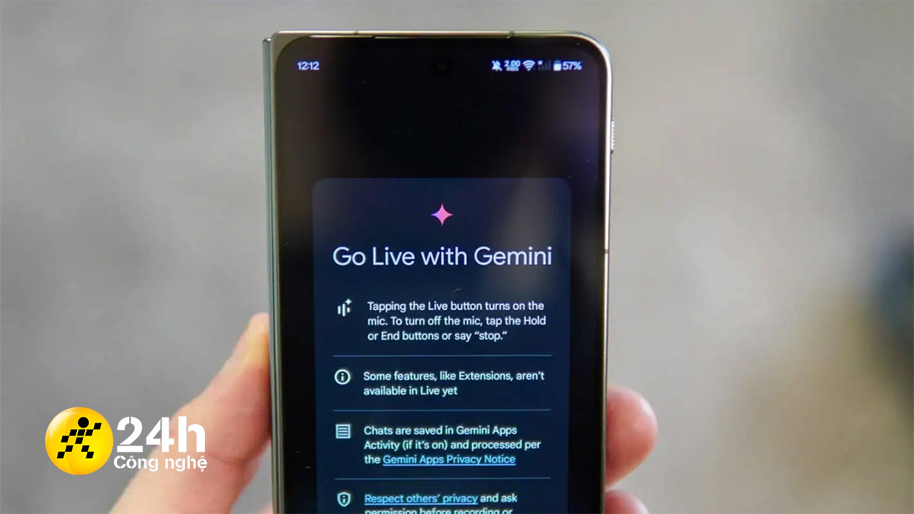 Google đã bắt đầu đưa Gemini Live lên các thiết bị của Samsung