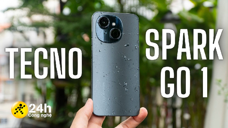 Trên tay TECNO Spark Go 1: Thiết kế đẹp, trang bị chip Unisoc T606