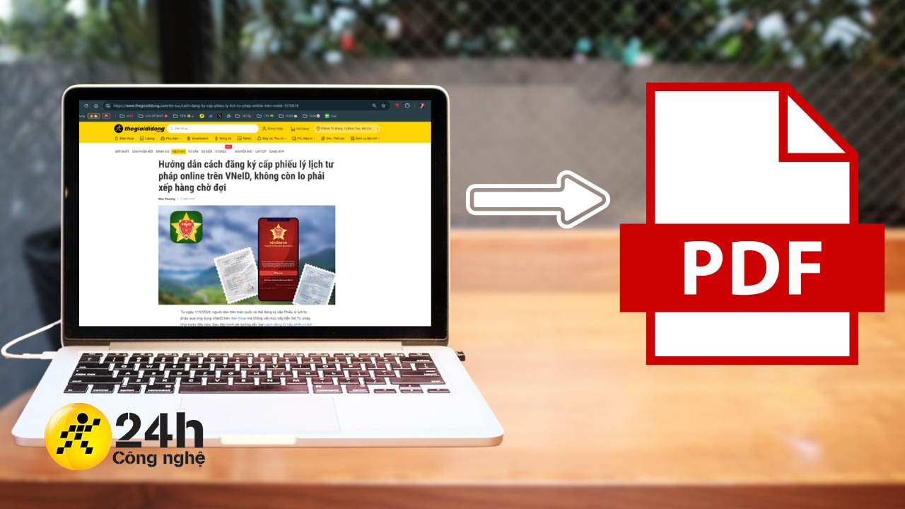 Cách lưu trang web thành file PDF trên điện thoại và máy tính cho bạn