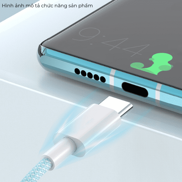 Cáp sạc Type C - Type C 1m NC-001 - giá rẻ, chính hãng 100%