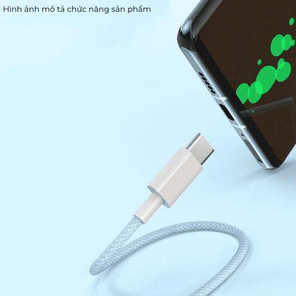 Cáp sạc Type C - Type C 1m NC-001 - giá rẻ, chính hãng 100%