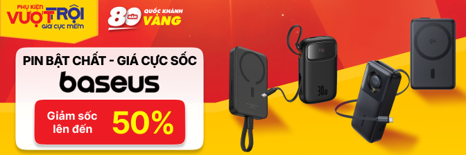 Loại sản phẩm sạc dự phòng cho laptop giá rẻ, chính hãng - 08/2025