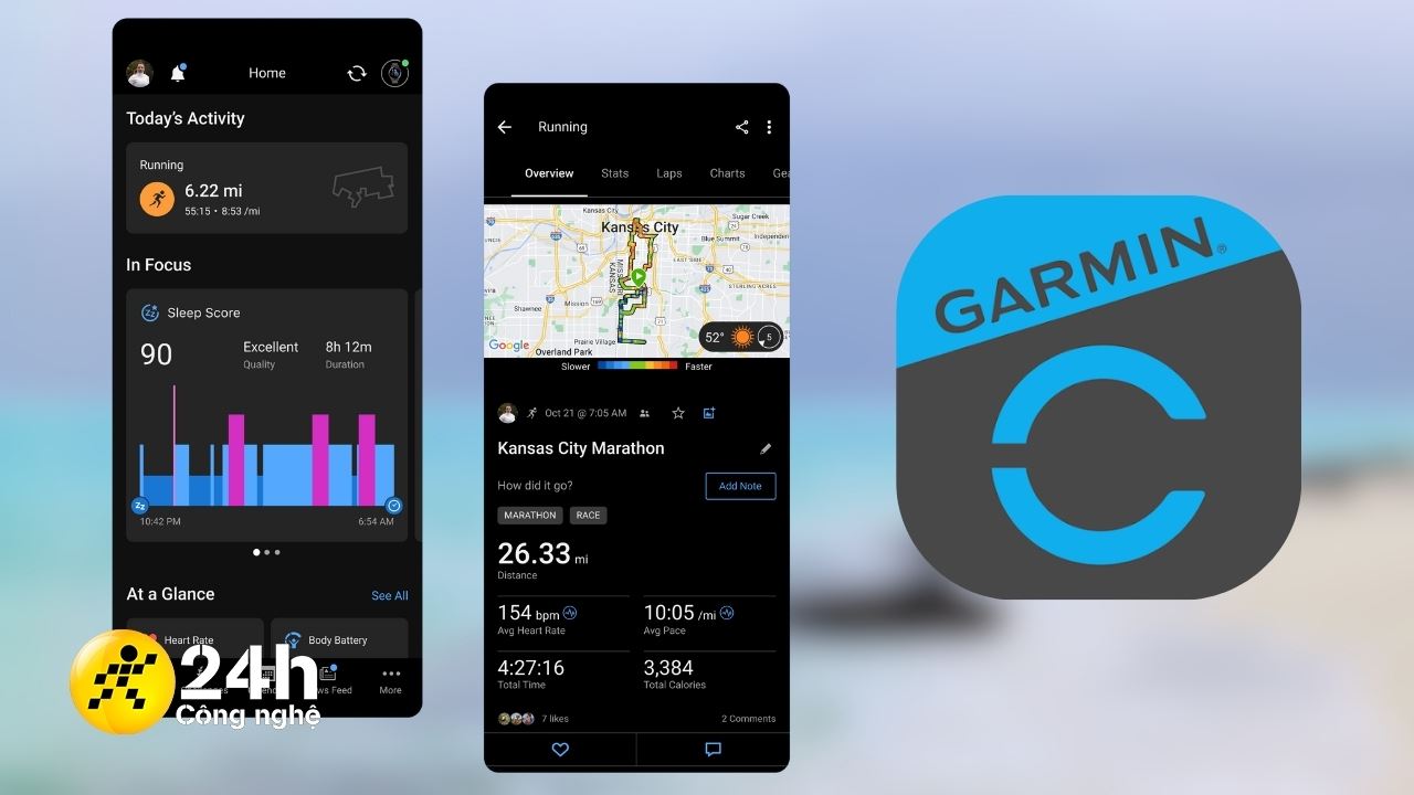 Hướng dẫn sử dụng ứng dụng Garmin Connect để theo dõi sức khỏe và luyện ...