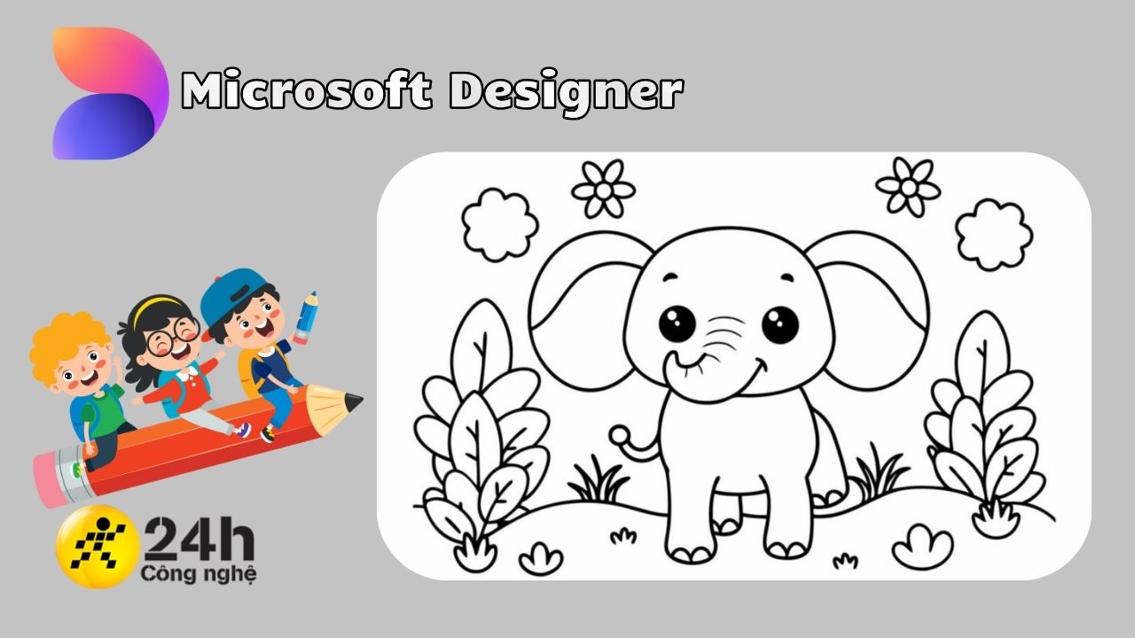 Sử dụng AI để tạo ra những hình ảnh tô màu cho trẻ em giúp bé phát huy ...