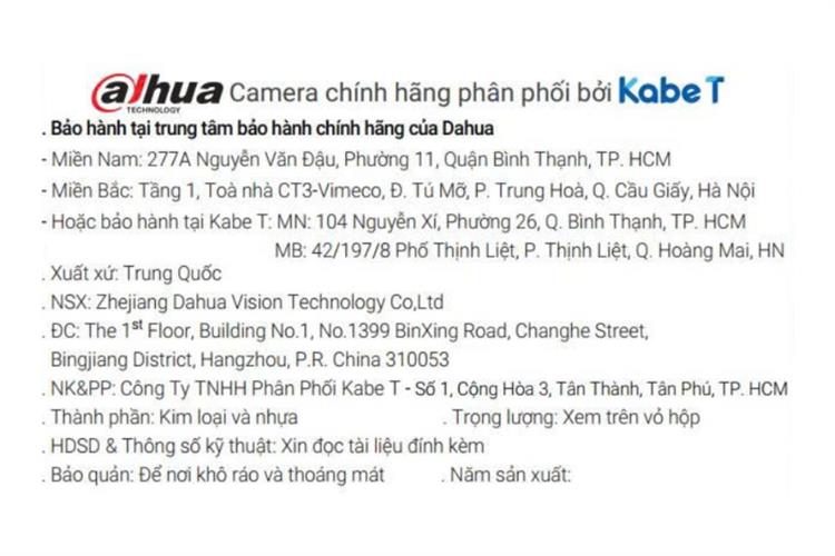 Camera IP Ngoài trời 360 Độ 3MP Dahua DH-P3B-PV chính hãng, giá rẻ