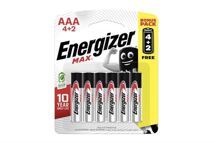 Pin AAA 6 viên Energizer Max E92BP4+2