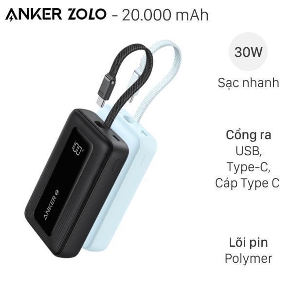 Mở bán phụ kiện Anker Zolo: Giảm đến 25% cho nhiều loại adapter, sạc
