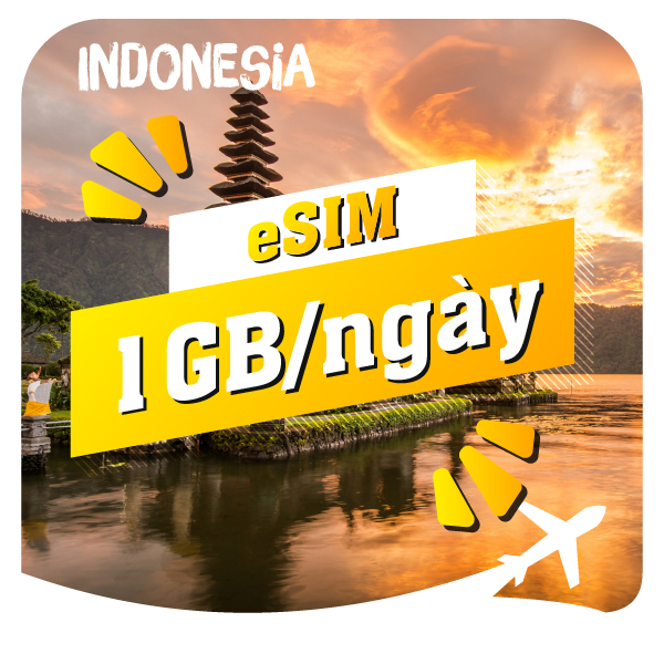 eSIM du lịch Bluecom Indonesia 1GB/Ngày - Cập nhật thông tin, hình ảnh, đánh giá